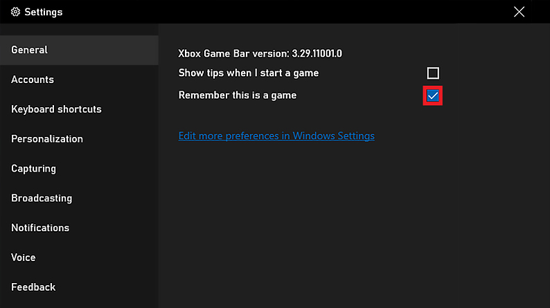 Customize Game Bar on Windows devices | Xbox Support