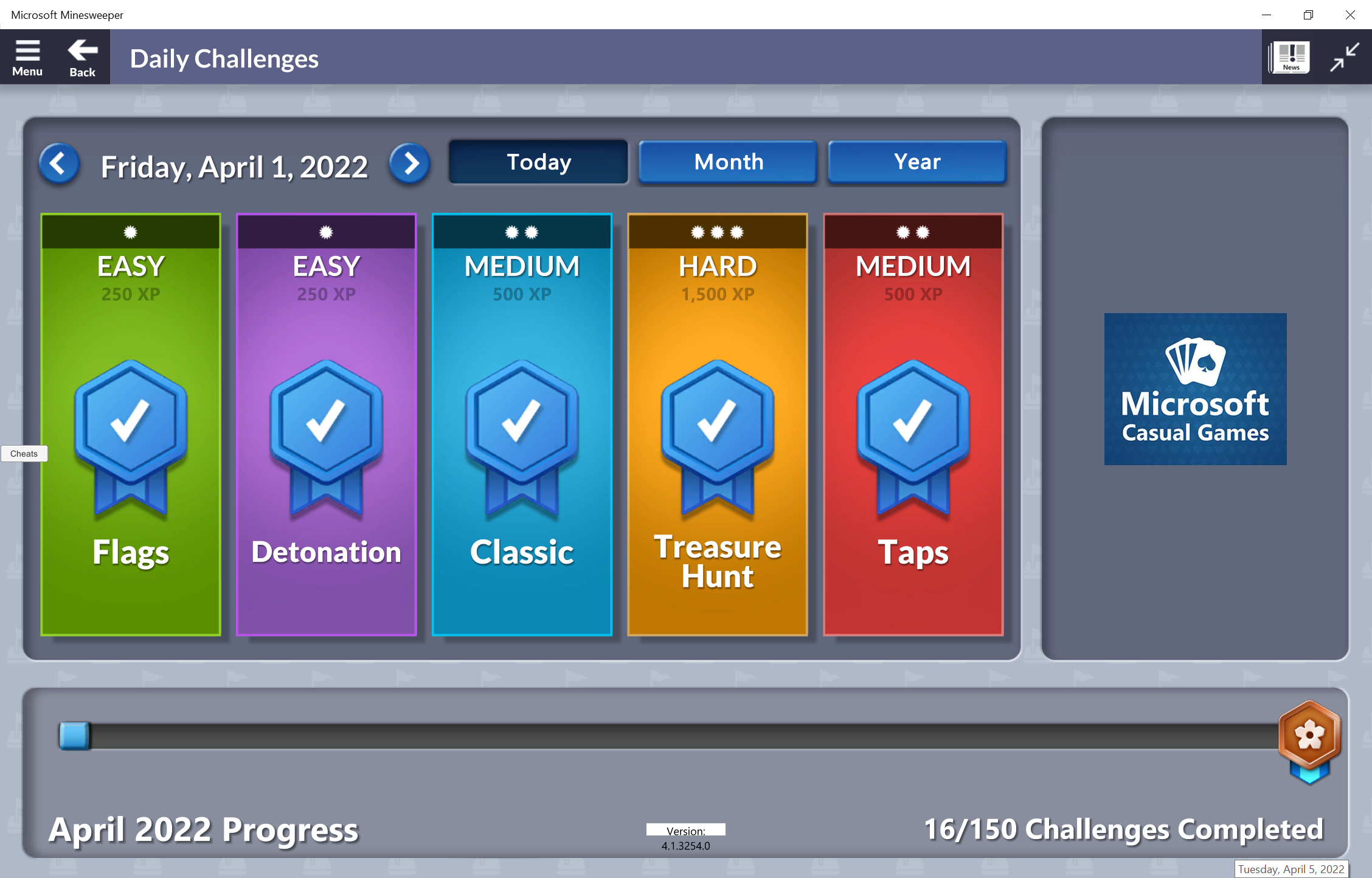 How do you play Microsoft Minesweeper Daily Challenges? | Xbox Support