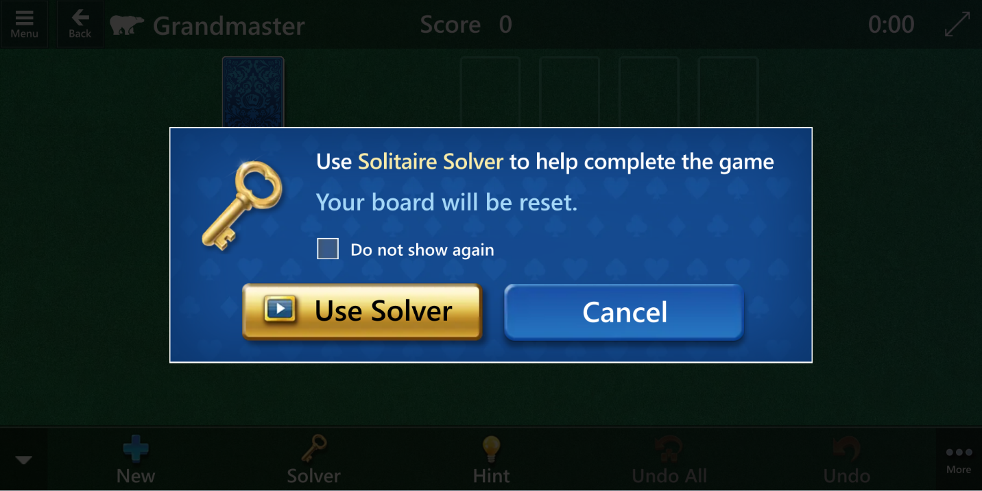 What is Solitaire Solver? | Xbox Support